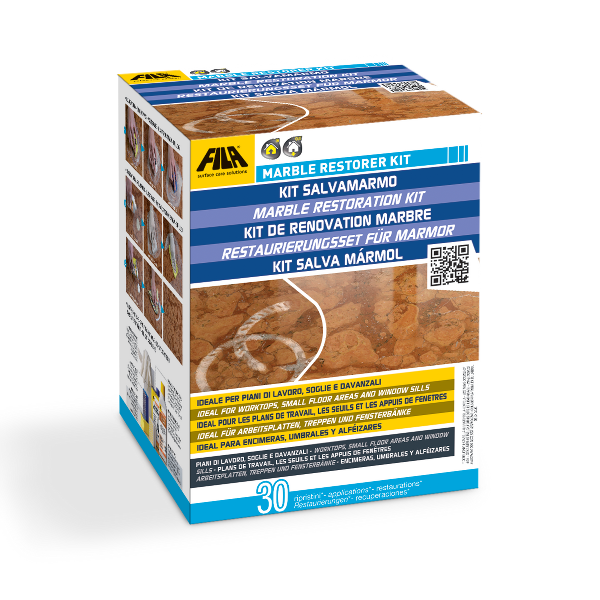 Fila Marble Restorer Kit | Marble Polish | Eliminates Dullness ...